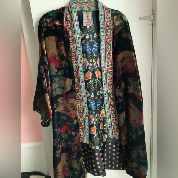 Johnny Was | Jackets & Coats | Johnny Was Fusai Kimono Sm Fits Many Euc ...